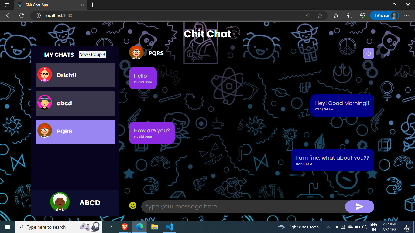 GitHub - varsha2503/realTimeChatApp