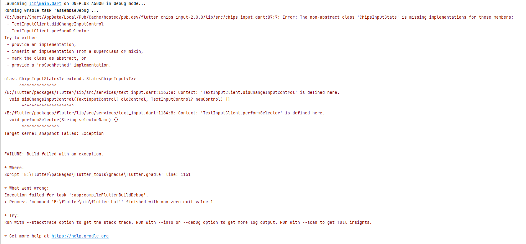 text_input.dart:1163:8: Context: 'TextInputClient.didChangeInputControl' is defined here ...