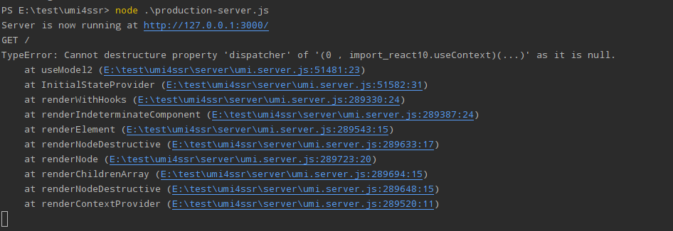 Bug 开启ssr后报错 · Issue 10235 · Umijsumi · Github