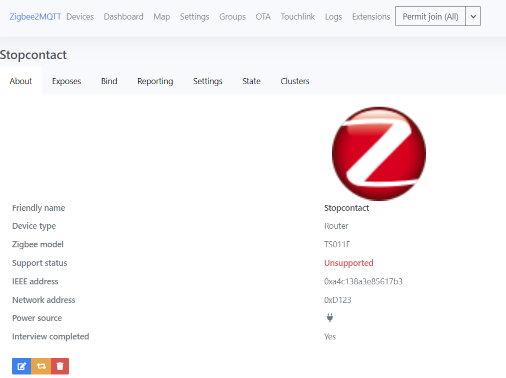 New Device Support Unsupported Device With Zigbee Model Ts011f And