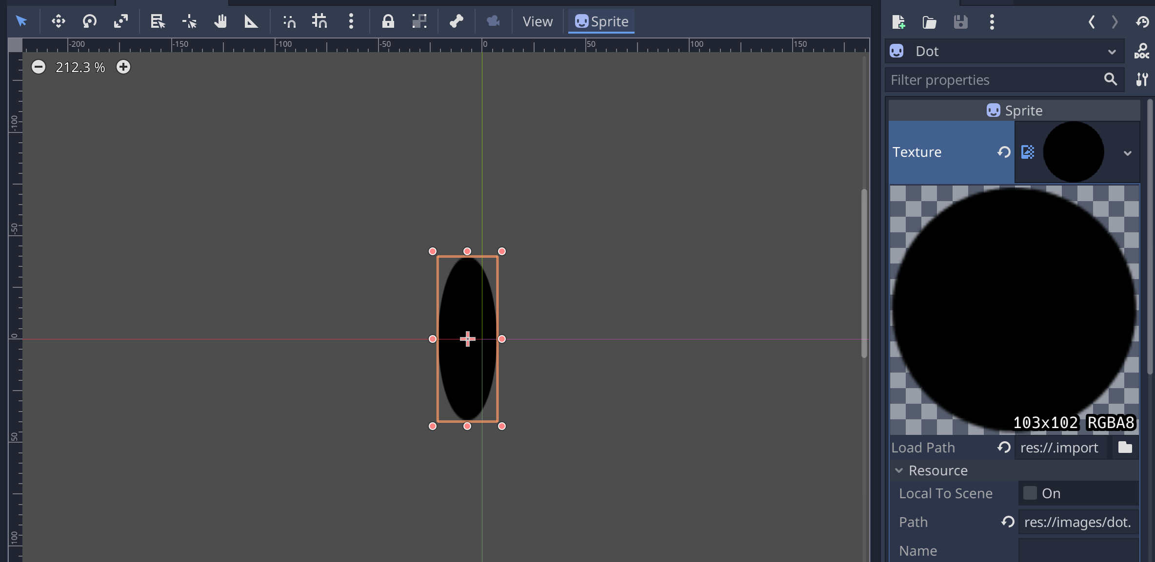 Sprite image import is stretched when dragged into canvas · Issue ...