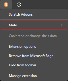 Call the "Mute" option something else · Issue #4955 · ScratchAddons/ScratchAddons · GitHub