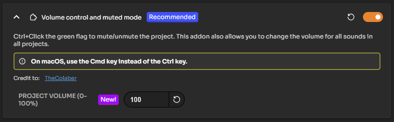 A feature to adjust the volume of all projects' sounds · Issue #4957 ...