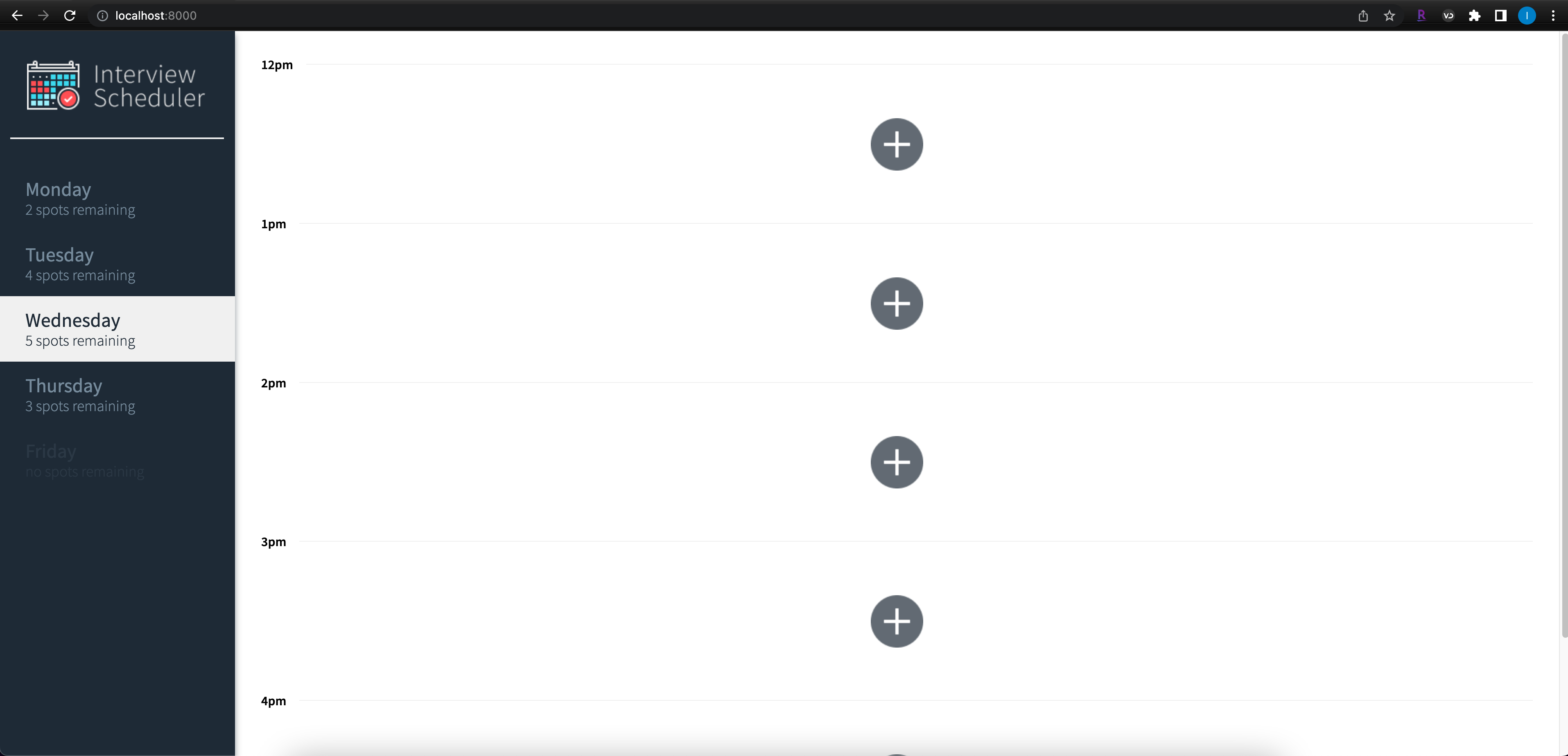 GitHub - onaroll2021/interview-scheduler: LHL W7 project Interview Scheduler