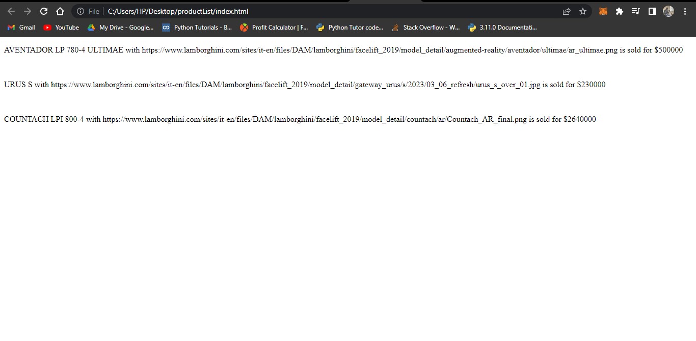 [BCCAFUS-9] Printing Product Price with JavaScript by elijahcod3s · Pull Request #2583 · Dufuna ...