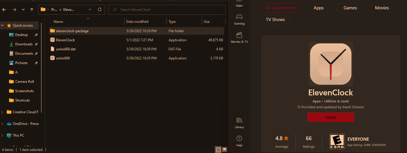 [BUG/ISSUE] (ElevenClock closes itself on startup and ElevenClock Settings will not open ...