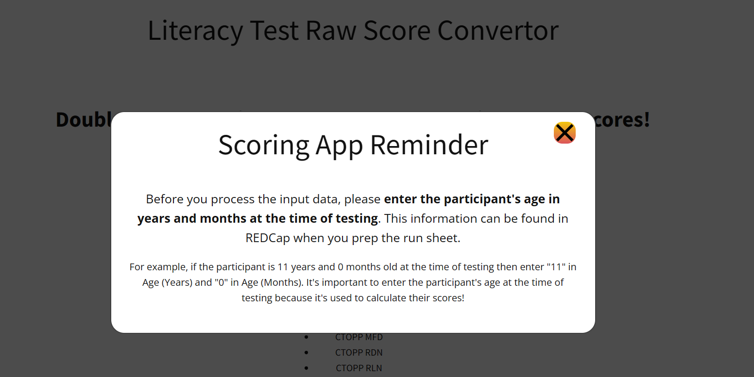 GitHub - yeatmanlab/Reading-Score-Calculator: This web application ...