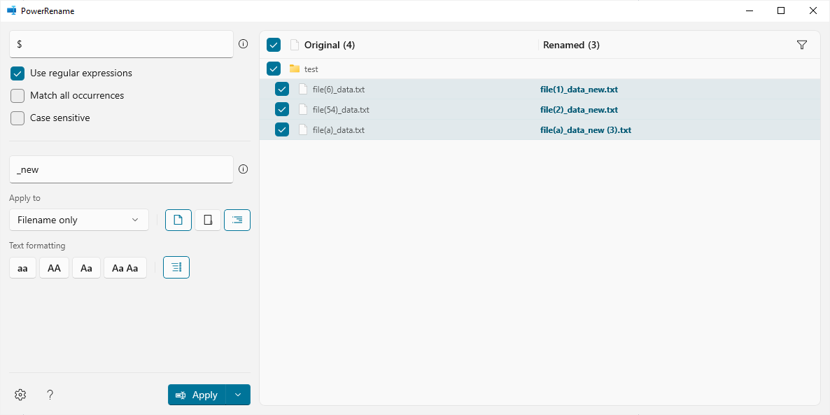Unexpected behavior in PowerRename while using "Enumerate items" · Issue #18569 · microsoft ...