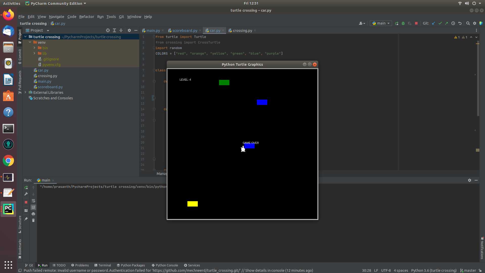 GitHub - mechneerd/turtle_crossing