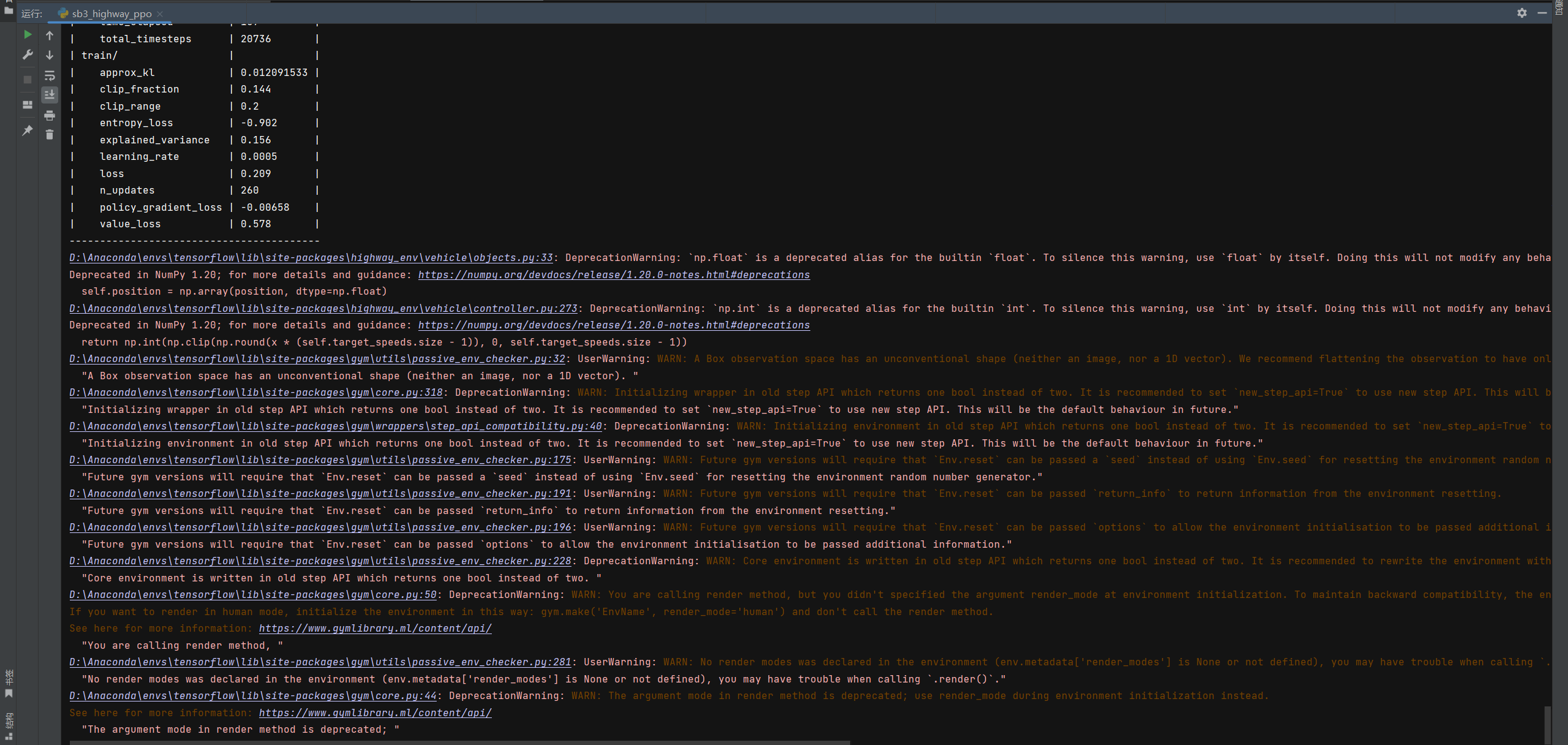 The argument mode in render method is deprecated. · Issue #370 · Farama-Foundation/HighwayEnv ...