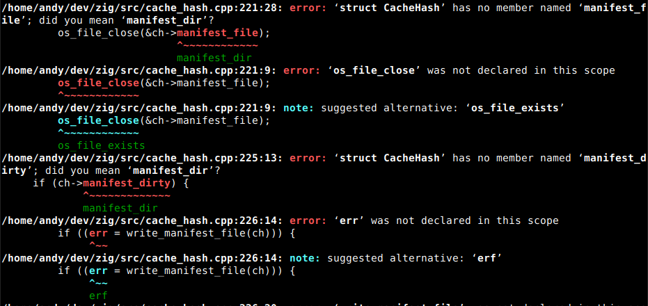 Suggestions for misspelled variables / scope items · Issue #1448 · ziglang/zig · GitHub