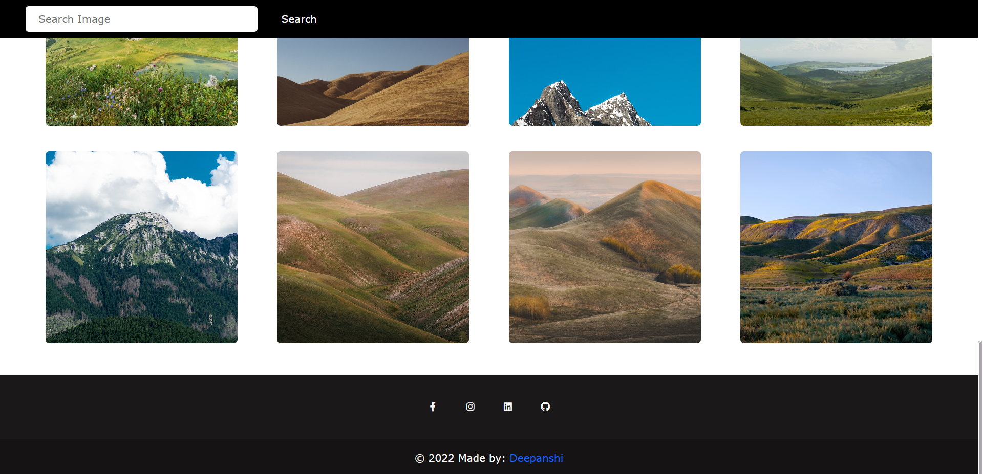 GitHub - soniDeepanshi/image-search: A simple Free image search web app using html, css ...