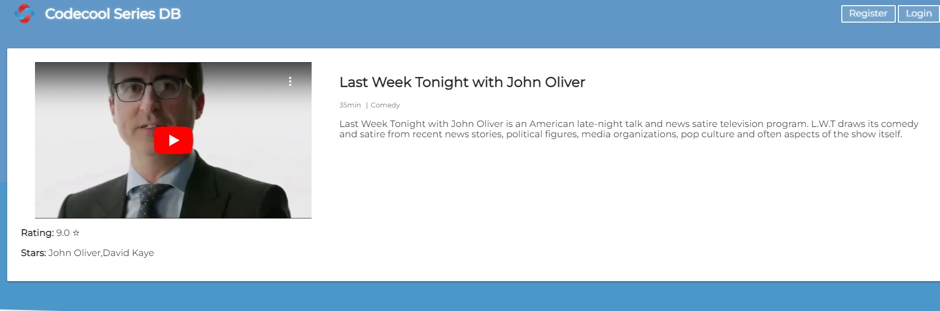 GitHub - stelmaszczykadrian/Codecool-series: This is a small web application on Python/Flask ...