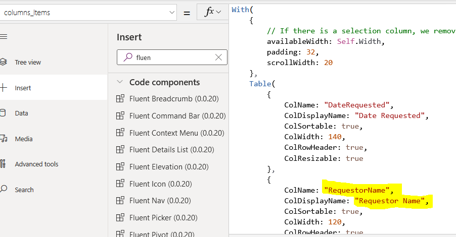 DetailList support for complex data type · Issue #8 · microsoft ...