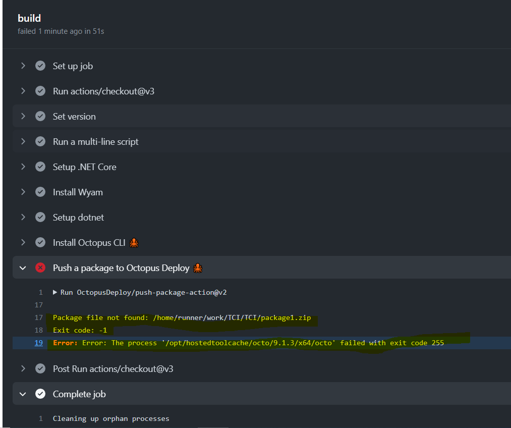 GitHub action Build job failing · community · Discussion #27341 · GitHub