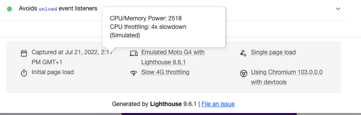 How to adjust CPU throttling in Chrome Lighthouse? M1 Mac · Issue #14228 · GoogleChrome ...