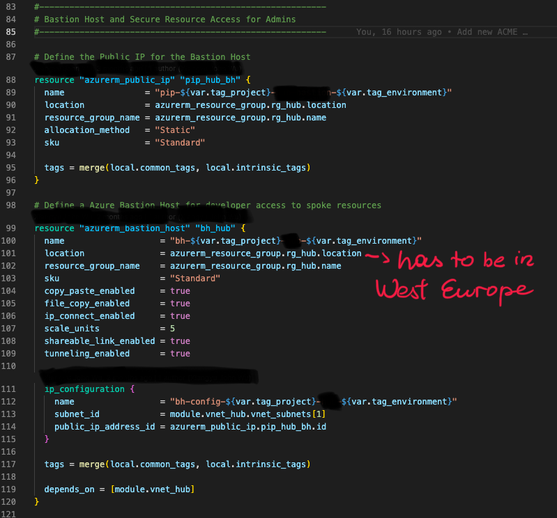 Bastion Host Creation Failed Error "GatewayAllocationFailed" "Compute ...