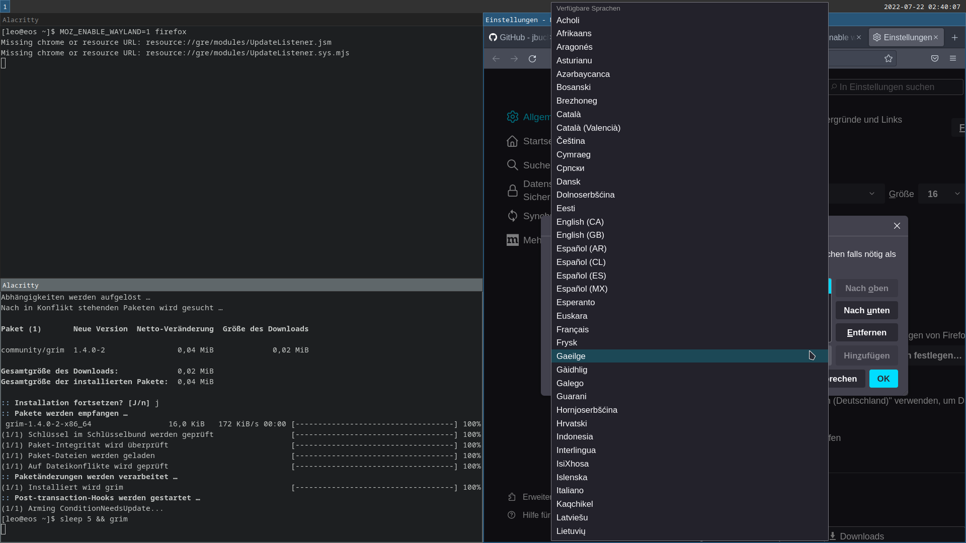 firefox crashes with subwindow flickering · Issue #7011 · swaywm/sway · GitHub