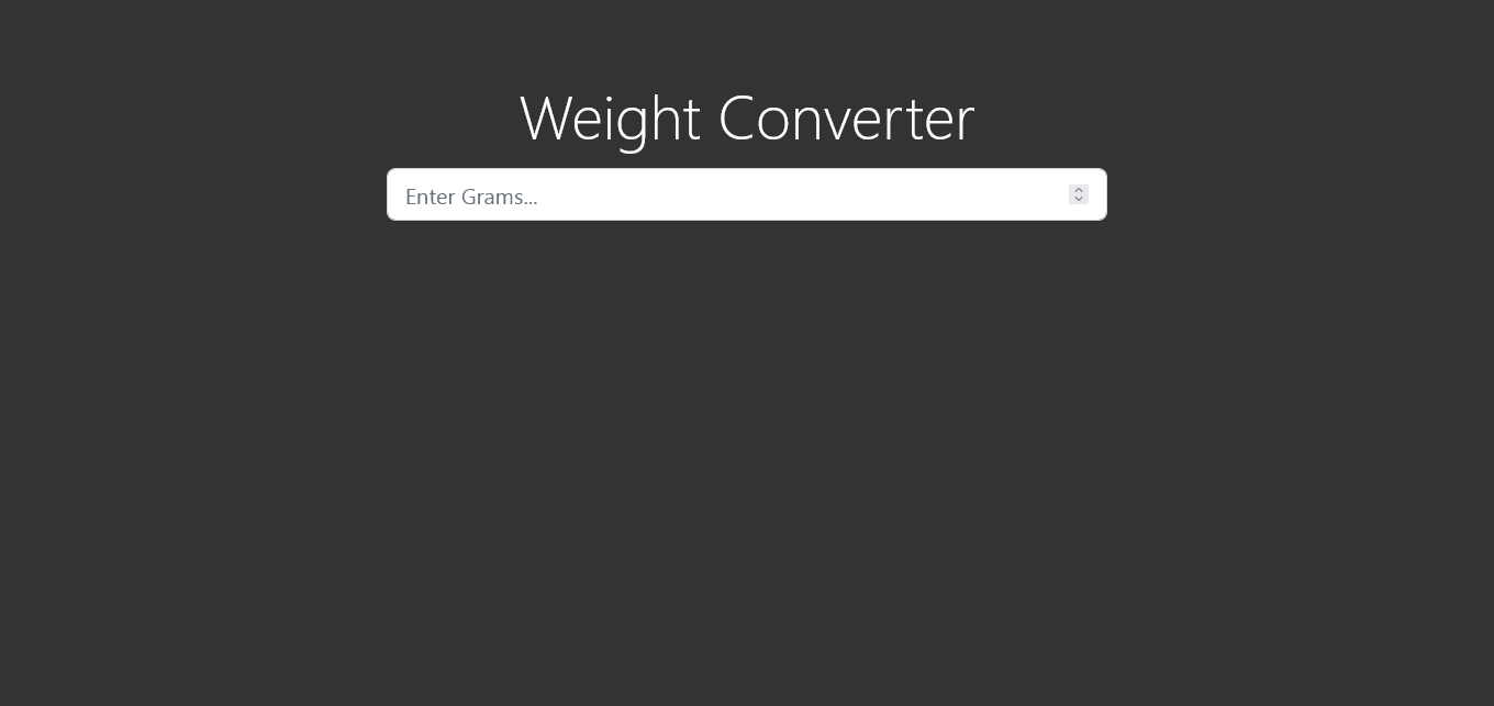 GitHub - RotaruPaulCristian/WeightConverter