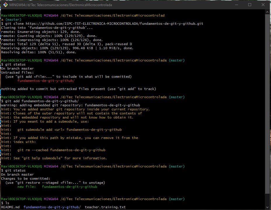 Asignacion del Modulo 2.1 · Issue #41 · ISPC-TST-EM-2023/fundamentos-de-git-y-github · GitHub