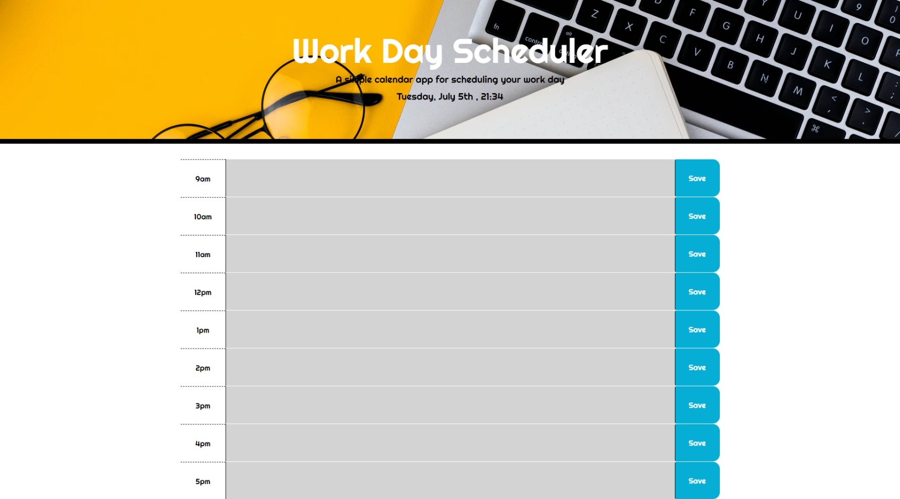 GitHub - Sidiro23/Work-Day-Scheduler