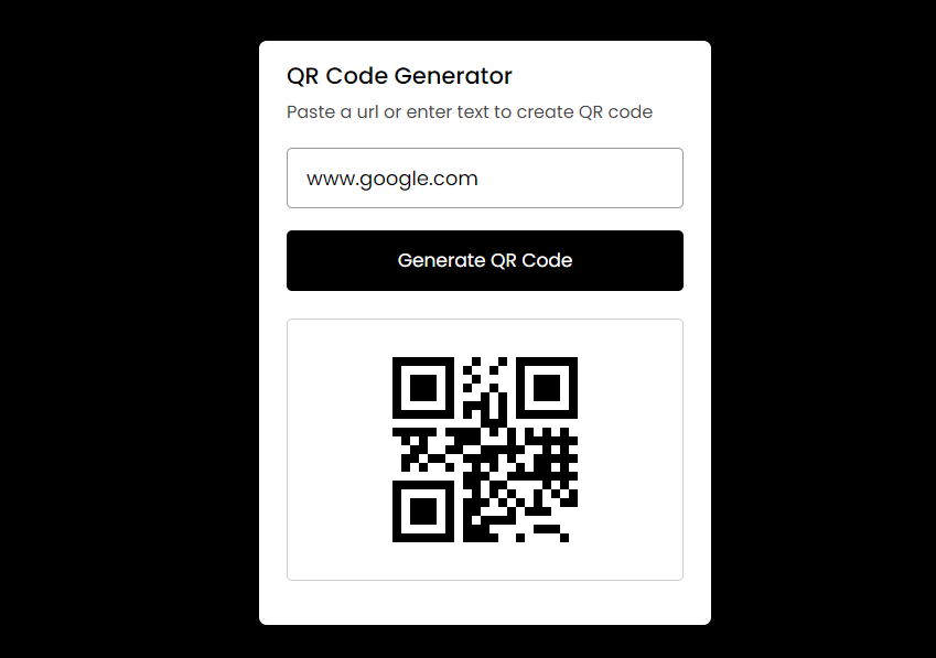 GitHub - IamEdsonAguiar/QR-Code-Generator-2