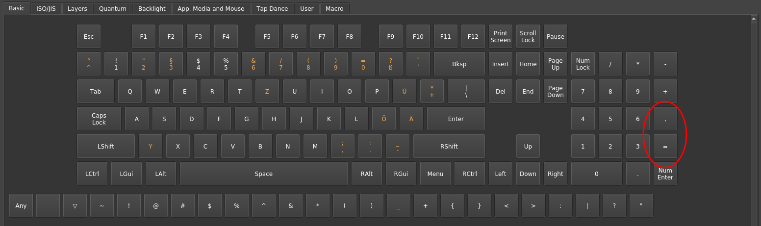 Keypad Equals Not Always Available · Issue #85 · vial-kb/vial-gui · GitHub