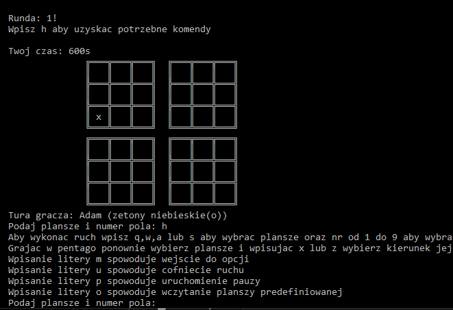 Github Mjankowski22 Pentago Pentago Game Made In C