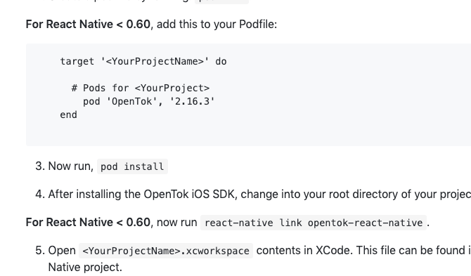 iOS incorrect documentation? · Issue #381 · opentok/opentok-react-native · GitHub