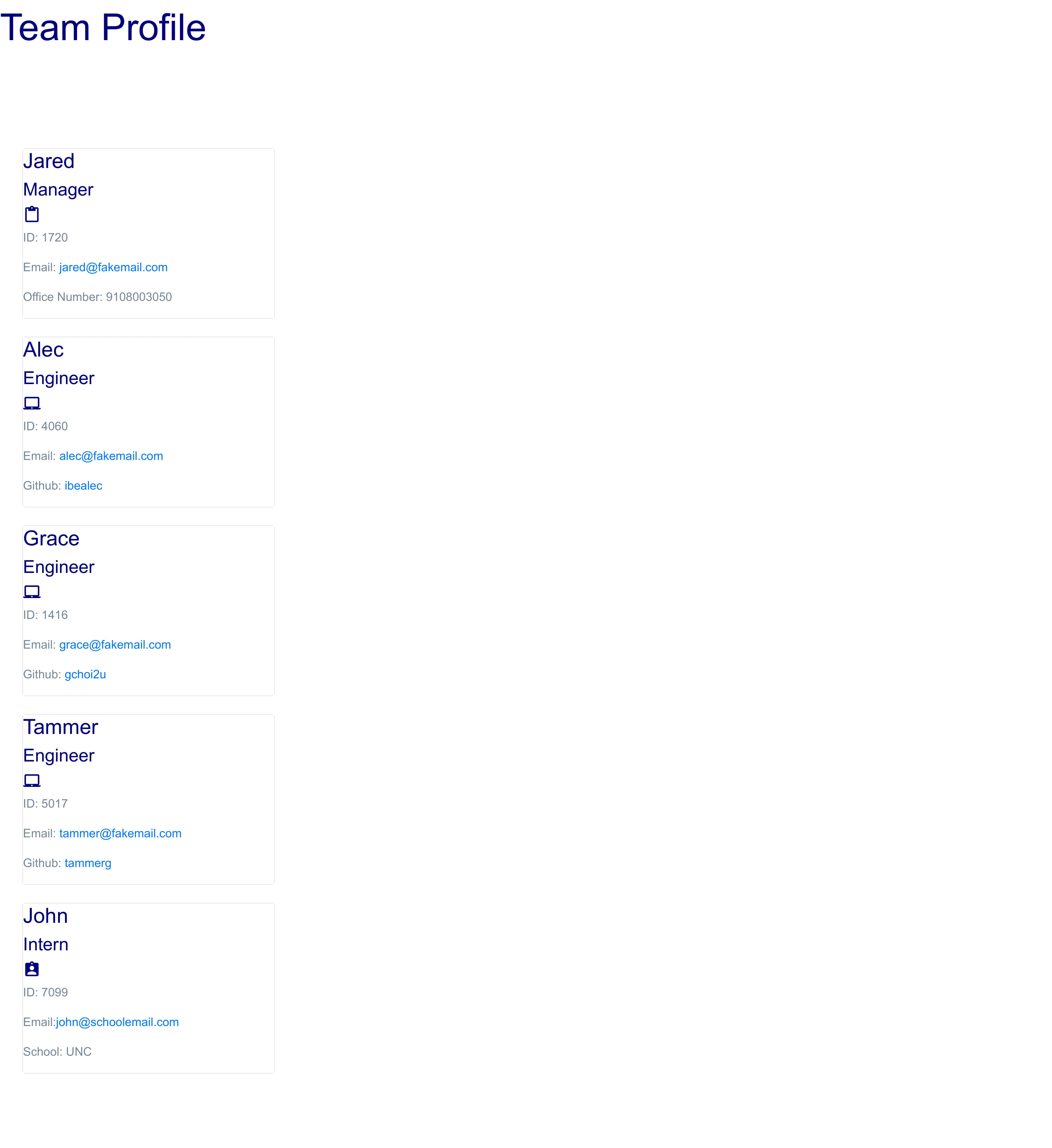 GitHub - dlock98/team-profile-generator
