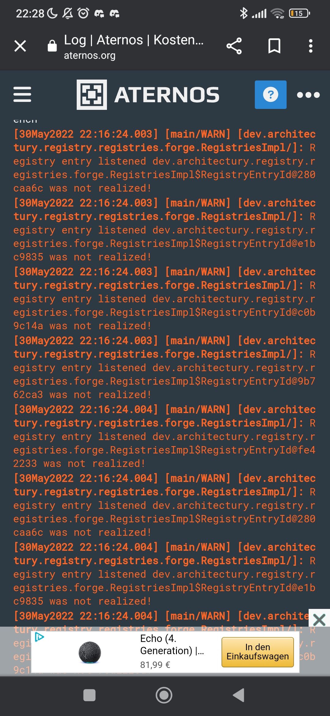 Aternos Better Minecraft server chrashing · Issue #418 · LunaPixelStudios/Better-MC · GitHub