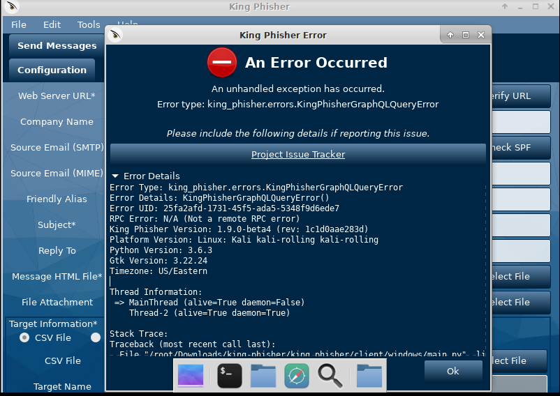 Cant start KingPhisherServer, Failed with result 'exit-code'. · Issue #249 · rsmusllp/king ...