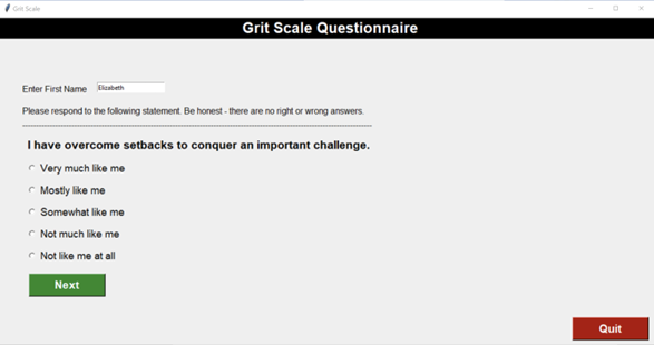 GitHub - eschliev/grit-scale-HCI584: Questionnaire that reflects how ...