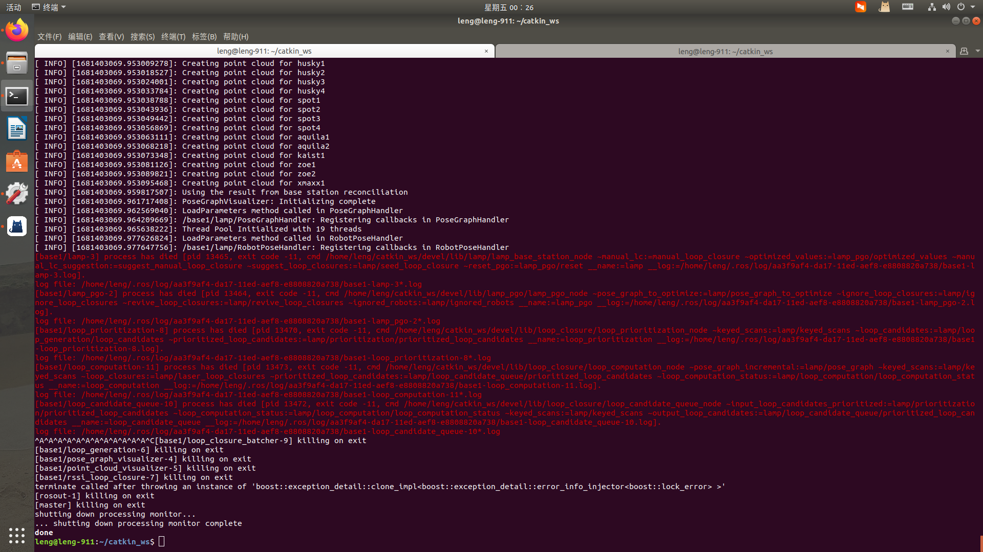 SOS ！！！Running Error · Issue #13 · NeBula-Autonomy/LAMP · GitHub