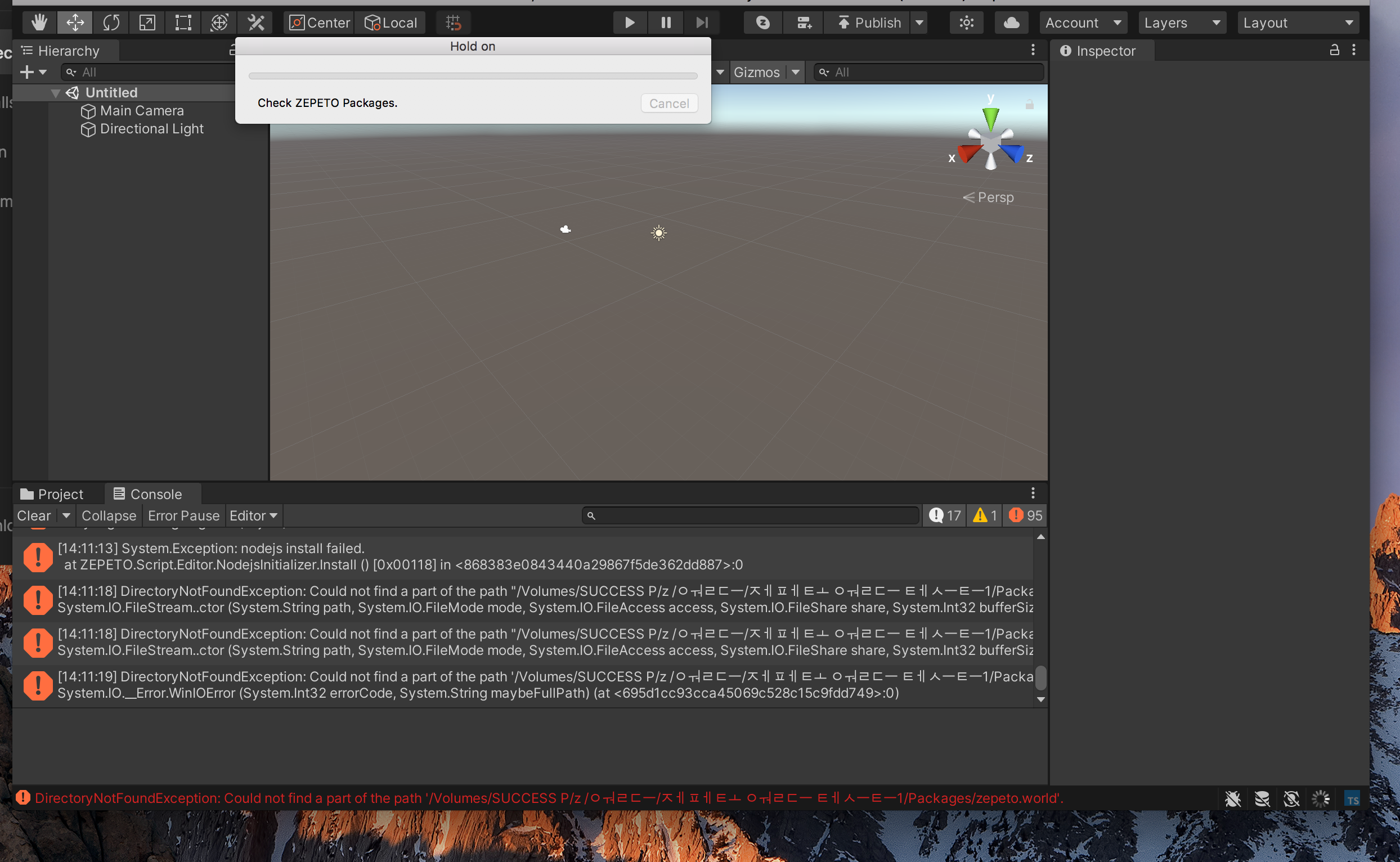 제페토 유니티 실행 안됨ㅠㅠ · naverz zepeto-studio-kor · Discussion #824 · GitHub