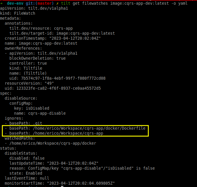 Tilt Is Ignoring Dockerfile Entrypoint Sh And Other Files When Using Docker Compose · Issue