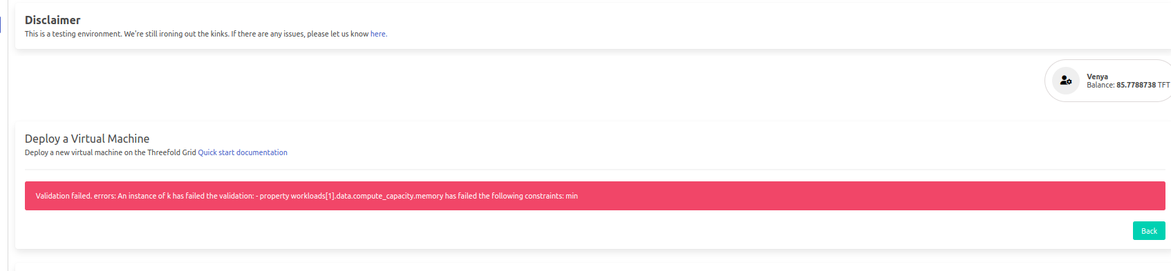 Virtual Machine Input/Configuration Validation work not correctly · Issue #787 ...