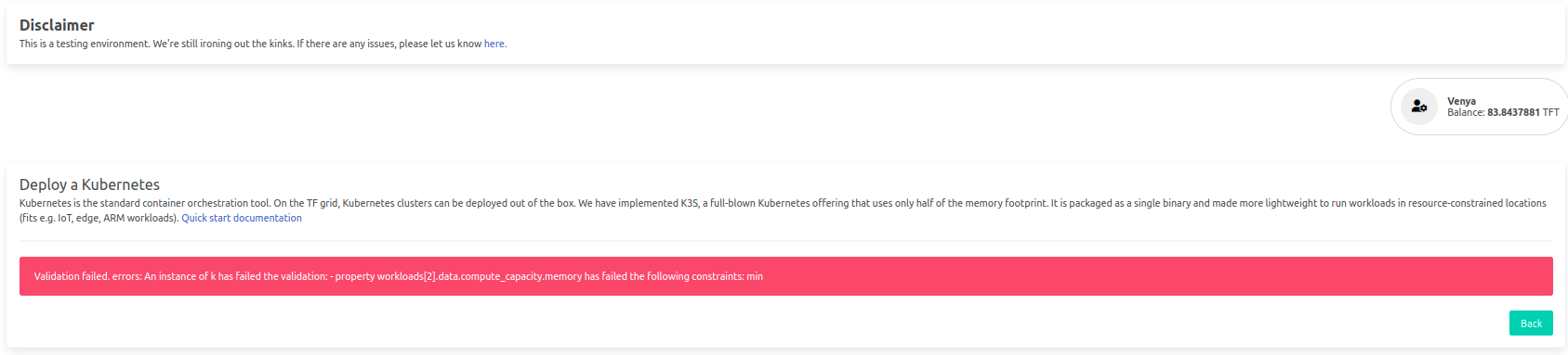 k8 Verify input/configuration validation work not correctly · Issue #788 · threefoldtecharchive ...