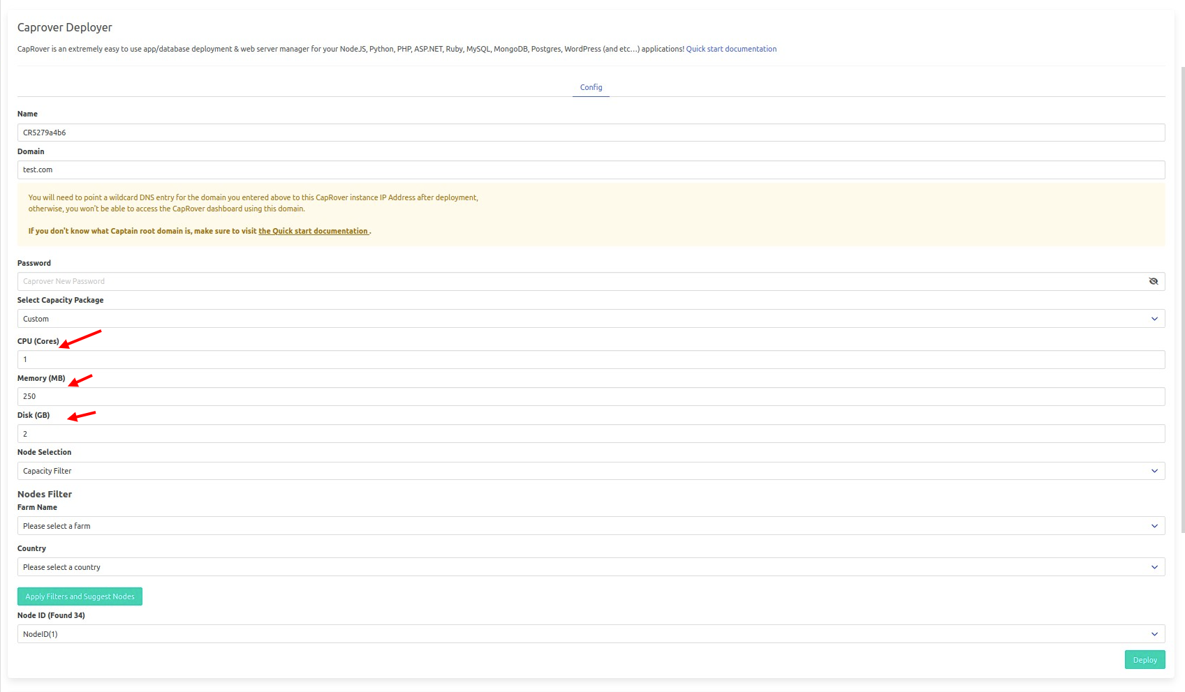 Caprover Verify input/configuration validation not work correctly · Issue #789 ...
