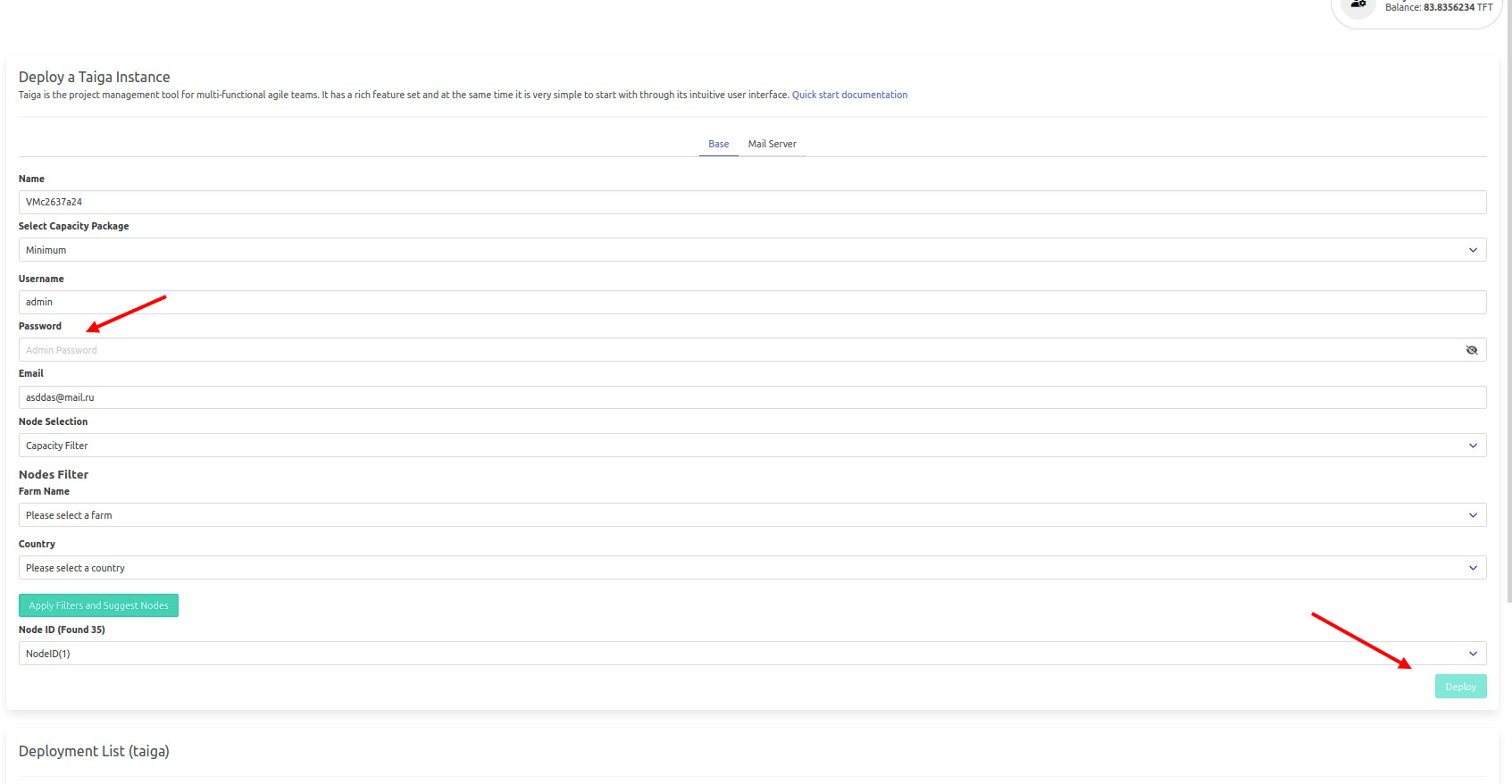 Taiga Input/Configuration Validation not work correctly · Issue #796 · threefoldtecharchive/grid ...