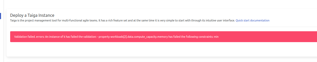 Taiga Input/Configuration Validation not work correctly · Issue #796 · threefoldtecharchive/grid ...