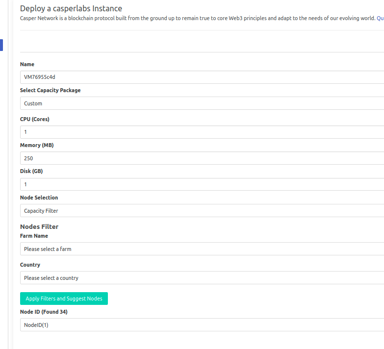 Casperlabs Input/Configuration Validation not work correctly · Issue #798 · threefoldtecharchive ...