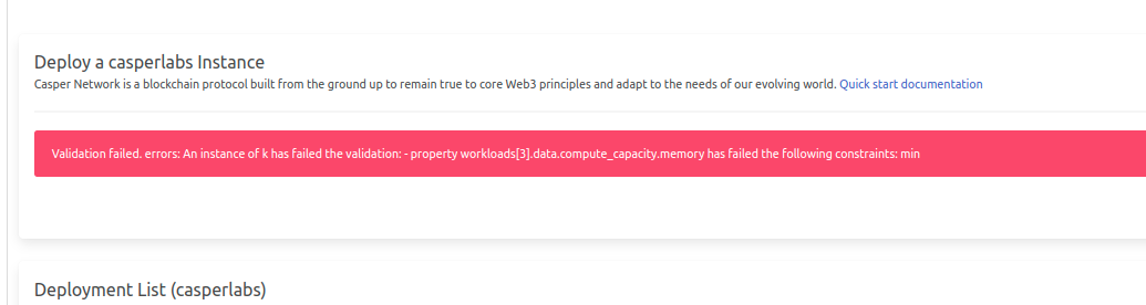 Casperlabs Input/Configuration Validation not work correctly · Issue #798 · threefoldtecharchive ...