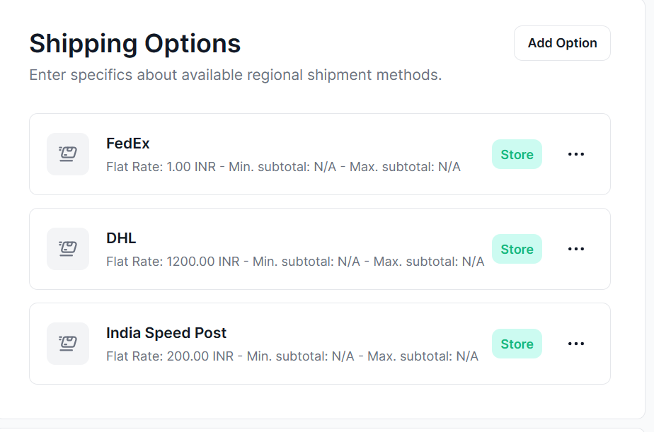 Not getting shipping option after I add min max subtotal · Issue #4671 ...