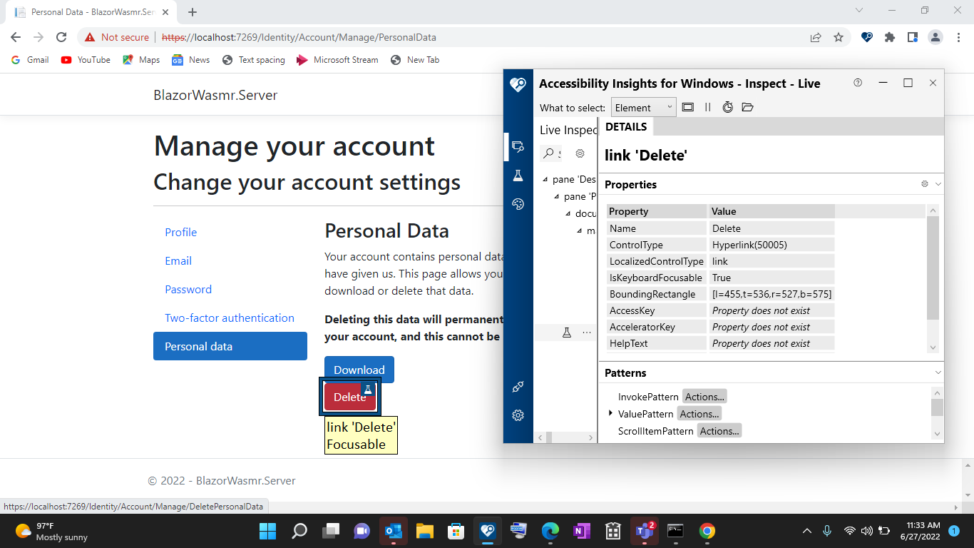 A11y_.NET Core_ASP.NETCore_BlazorWasmManageyouraccountTwoPersonalData_DevTools:Incorrect role ...