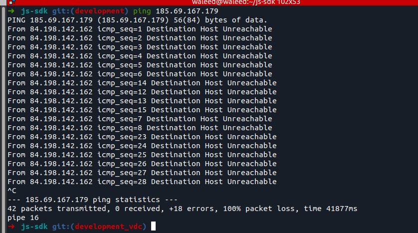 failed to download kube config due to error [Errno None] Unable to connect to port 22 on 185.69 ...