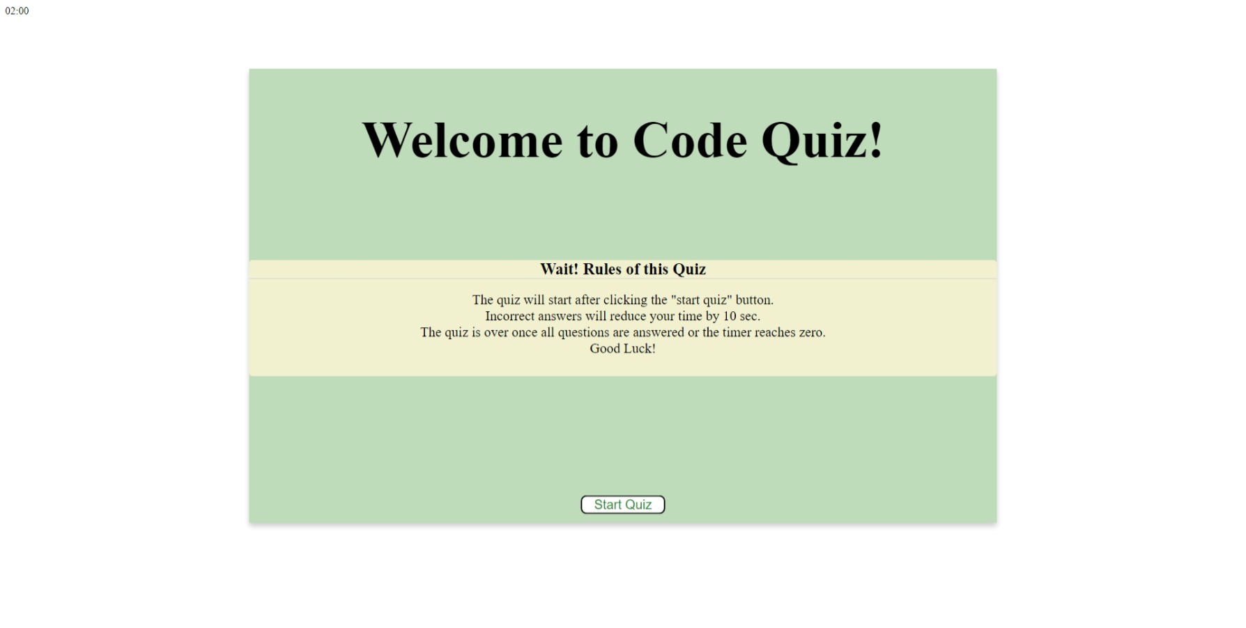 GitHub - Angel-A15/AA-Time-Quiz