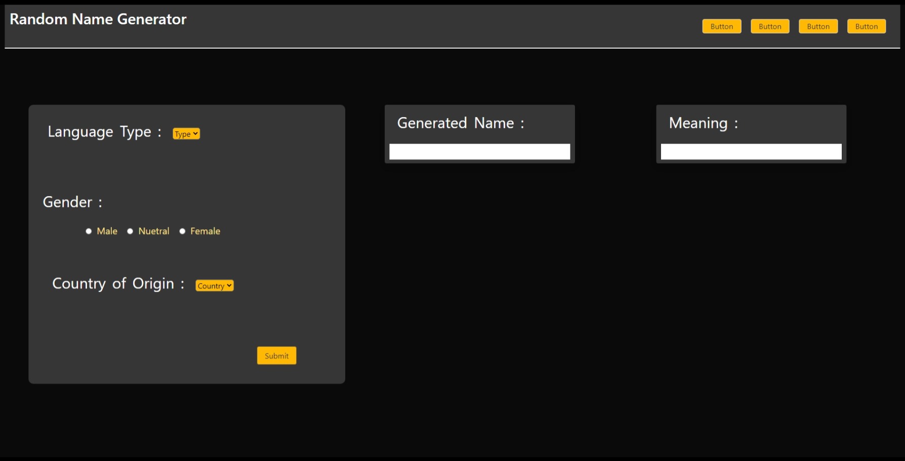GitHub - Angel-A15/Drie-Name-Generator: Name generator for any purpose varying on gender(male ...