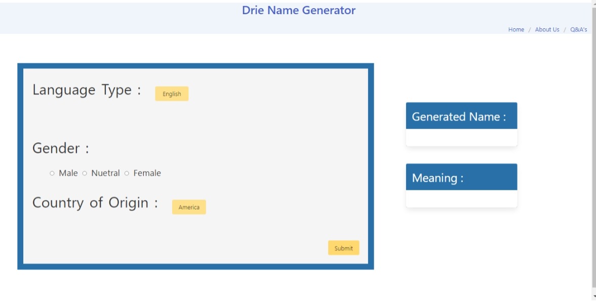 GitHub - Angel-A15/Drie-Name-Generator: Name generator for any purpose varying on gender(male ...