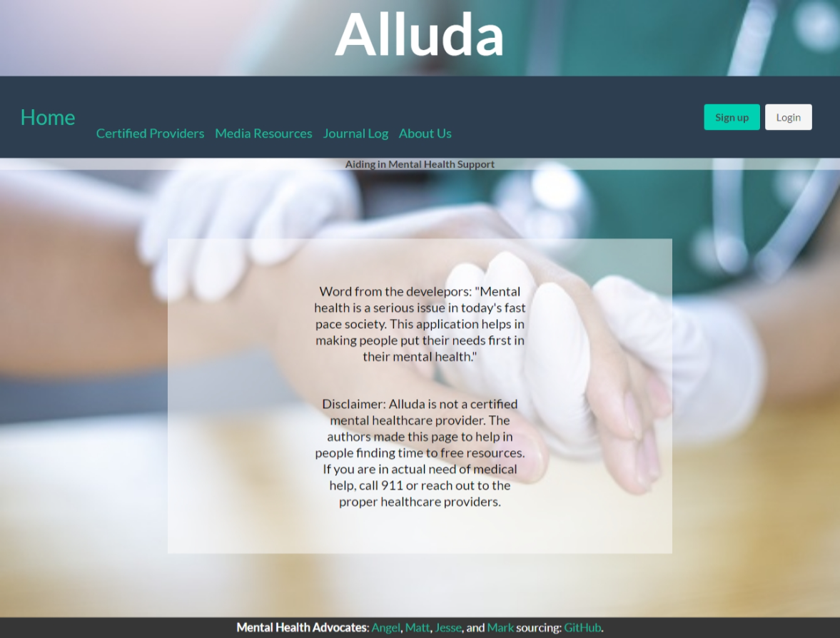 GitHub - Angel-A15/Alluda: An resourceful website for individuals to use if they are under any ...